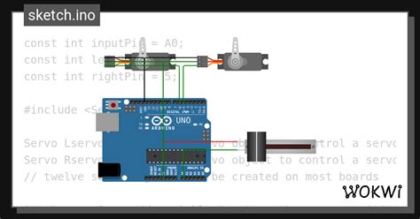 Servos Wokwi Esp32 Stm32 Arduino Simulator