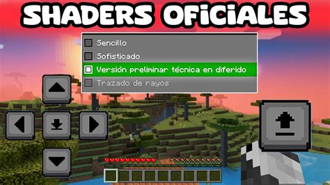 SHADERS AL FIN EN LA OFICIAL DE MINECRAFT Bedrock 1 20 YouTube