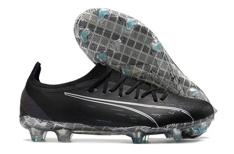Puma Ultra Ultimate FG AG Eclipse Black White Elektro Aqua
