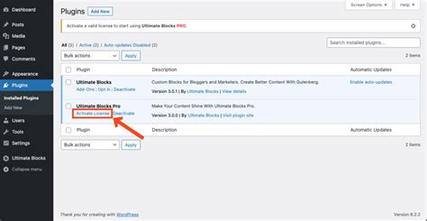 How To Install And Activate Ultimate Blocks Pro Ultimate Blocks