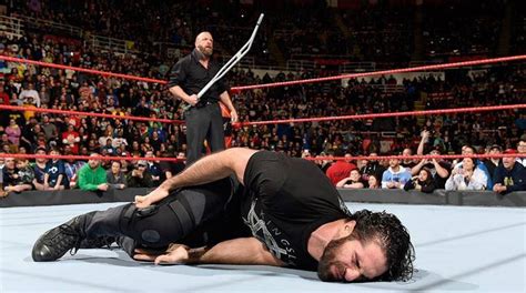 WWE Raw Results Triple H Mangles Seth Rollins Knee While HBK Returns