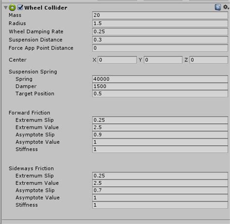 C Unity Why Is Wheelcollider Toque So Slow Stack Overflow