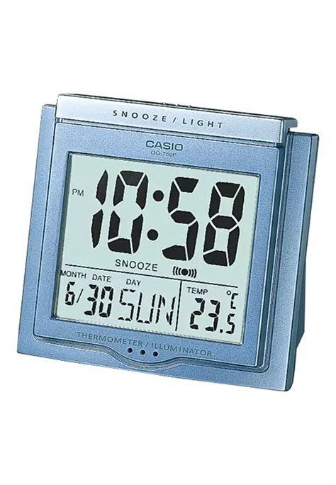 Buy Casio Casio Digital Illuminator Table Clock Dq 750f 2d 2025 Online Zalora
