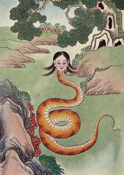 Pin by David Arc on Yokai Supernal Beings 妖怪鬼神等 Snake goddess