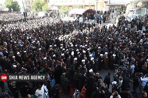 تصاویر راهپیمایی آیت الله بشیر نجفی در روز شهادت حضرت زهرا س