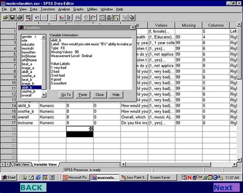 Statistical Analysis Exercise Download Scientific Diagram