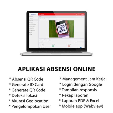 Jual Aplikasi Absensi Online QR Code Deteksi Lokasi Web Mobile Kab Subang Toko
