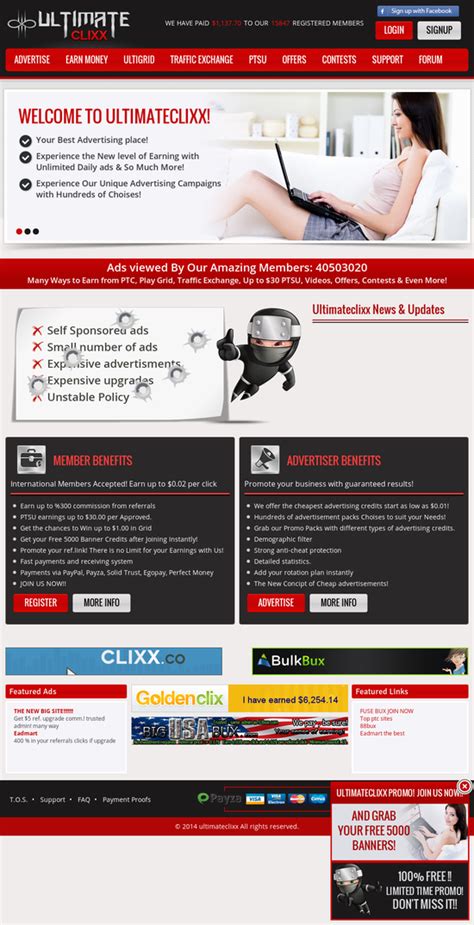 Ptc Site Template Free Download Fasrsx