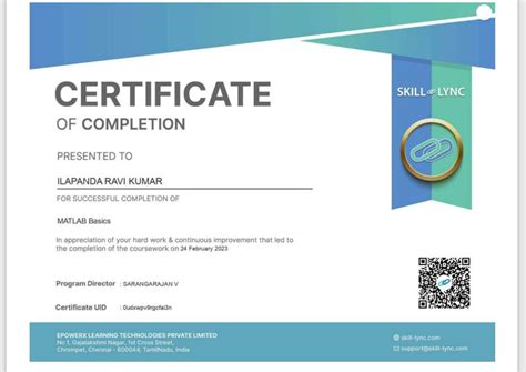 Ilapanda Ravi Kumar On Linkedin I Completed My Matlab Basics In Post