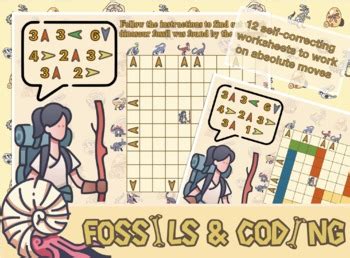 FOSSILS AND CODING By Once Upon Coding TPT