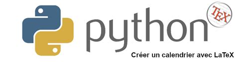Cr Er Un Calendrier L Aide De Python Et De Latex Mathweb Fr