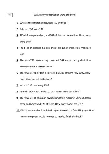 Ks2 Single And Multi Step Addition Subtraction Multiplication And