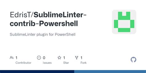 Github Edrist Sublimelinter Contrib Powershell Sublimelinter Plugin