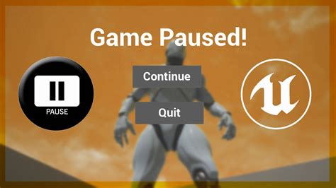 How To Create A Pause Menu Unreal Engine 5 Tutorial Youtube