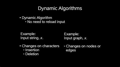 Dynamic Algorithms Introduction Youtube
