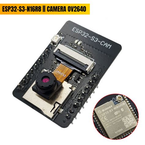Mạch Esp32 S3 Cam N16r8 Ov2640 Đế Nạp Usb Ttl Ch340 Nshop