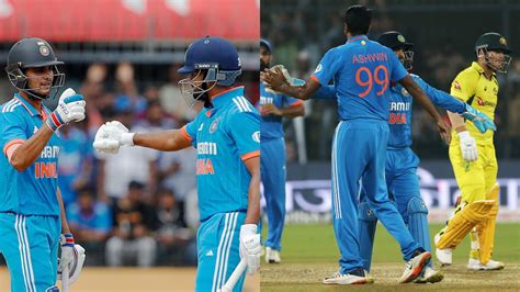 Ind Vs Aus 2nd Odi Shubman Gill Shreyas Iyer Star As India Take 2 0