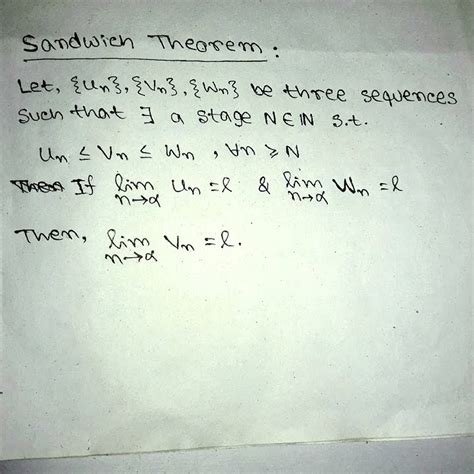 Sandwich Theorem Squeeze Principle Sandwich Theorem Sequence Youtube