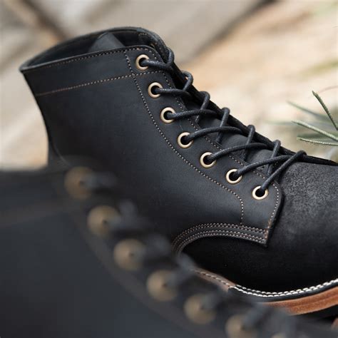 Black Chamois Service Boots Jakkrabbits Bootmaker