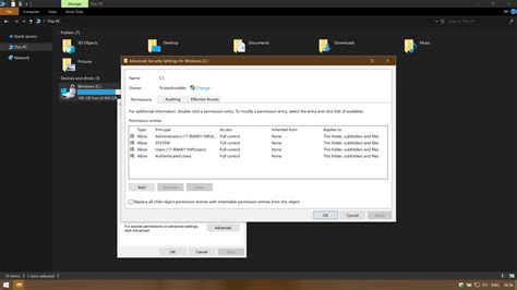 Gave Full Control To Everything In Advanced Security Settings For Microsoft Community