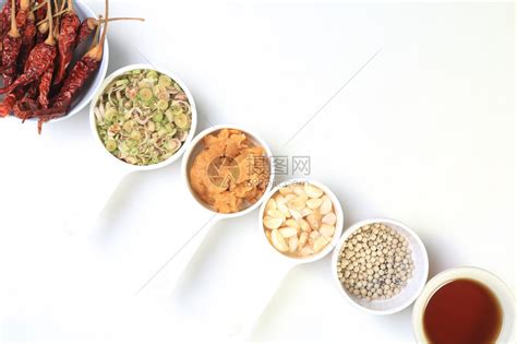 樱桃辣椒胡椒莱蒙草面粉椰子糖和鱼酱高清图片下载 正版图片503294391 摄图网