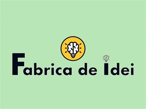 Entry 248 By Zjshihab420 For Logo And Business Card Design For Fabrica De Idei Freelancer