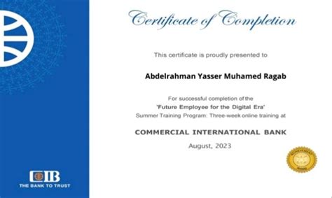 Abdelrahman Ragab On Linkedin Cibegypt Cibsummerinternship2023 Cib