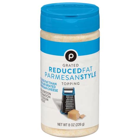 Publix Grated Cheese Reduced Fat Parmesan Style Topping Publix