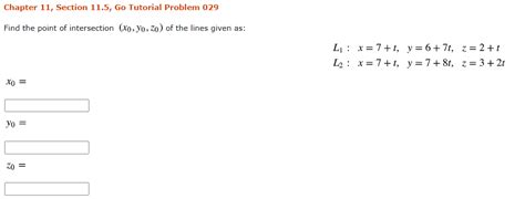 solved chapter 11 section 11 5 go tutorial problem 029