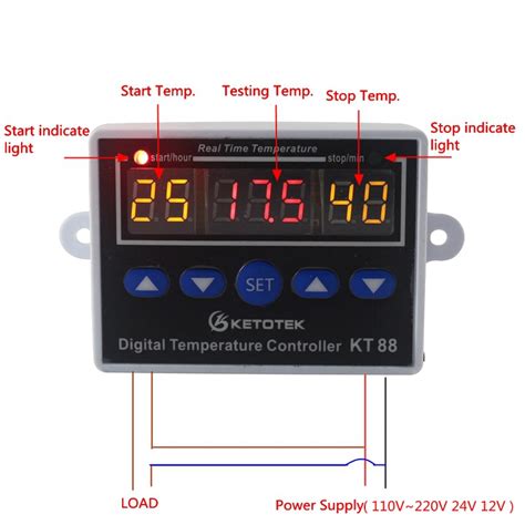 KETOTEK KT Temperatur Regler Thermostat Digital Grandado