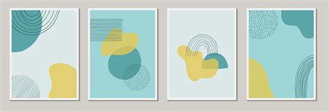 소셜 미디어 포스터 엽서 벽 예술 등을위한 현대적인 추상적 배경 템플릿 추상적인 모양과 선입니다 0명에 대한 스톡 벡터 아트 및 기타 이미지 Istock