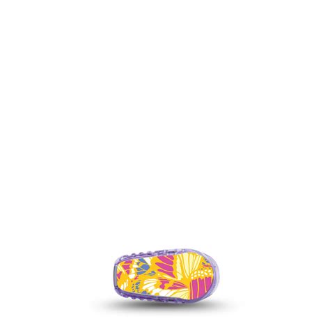 Expressionmed Yellow Butterfly Wings Dexcom G6 Transmitter Sticker