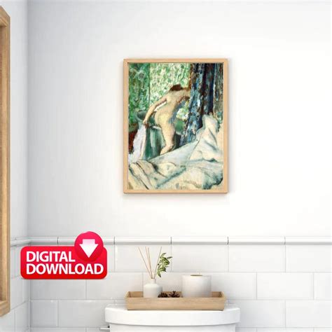 Edgar Degas The Morning Bath Vintage Art Print Digital Download Etsy