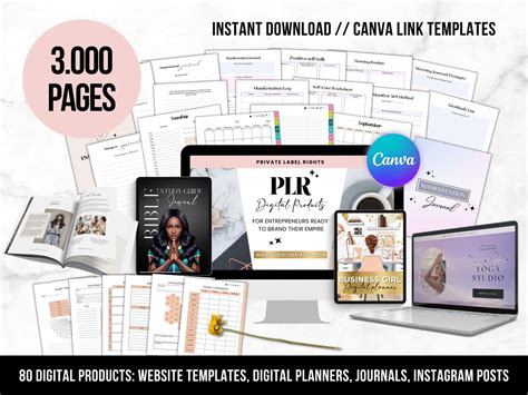 Plr Done For You Digital Products Bundle Plr Digital Planner