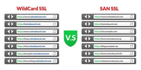 The Difference Between Wildcard Ssl And Multi Domain San Ssl Certificate