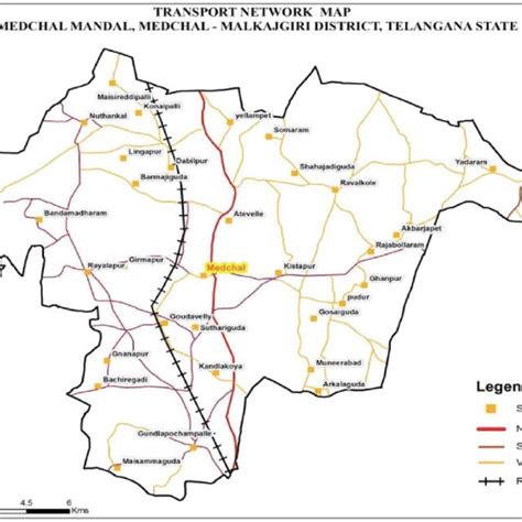 Drainage And Surface Water Bodies Of Medchal Mandal Medchal Malkajgiri