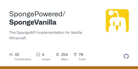 Github Spongepoweredspongevanilla The Spongeapi Implementation For