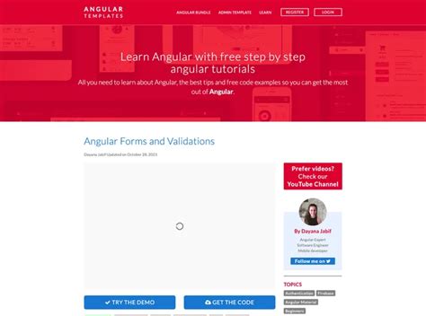 Angular Forms And Validations By Angulartemplates A Angular Template Built At Lightspeed