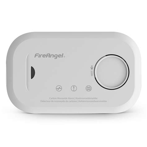 Fireangel Carbon Monoxide Replaceable Battery Alarm Homebase