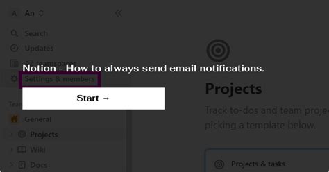 Notion How To Always Send Email Notifications