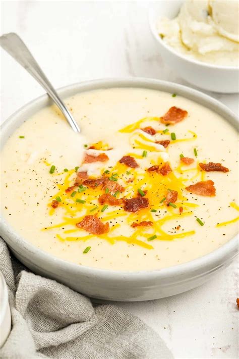 Mashed Potato Soup Julies Eats And Treats
