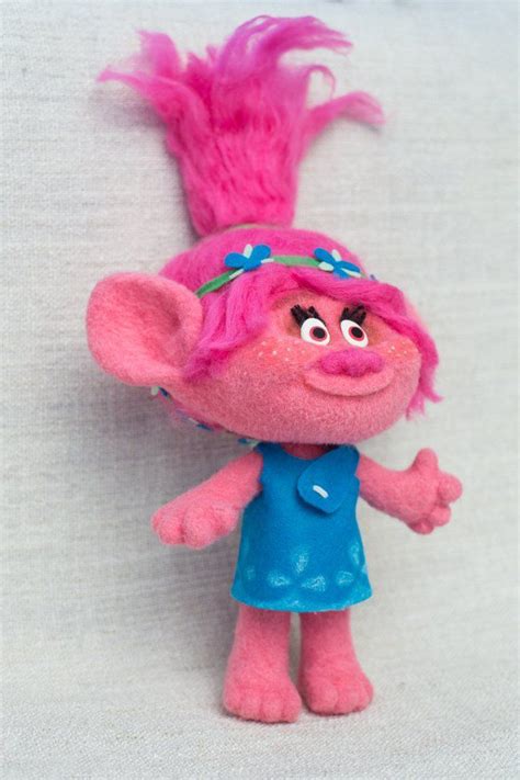 Делаем девочку тролля методом сухого валяния Журнал Ярмарки Мастеров