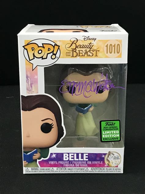 Emma Watson Signed Belle Funko Pop Kb Coa