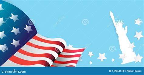 Vector Imagen De La Celebraci N Del D A De La Independencia Del 4 De