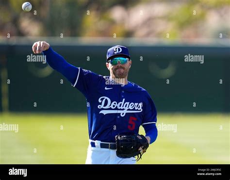 Los Angeles Dodgers First Baseman Freddie Freeman Participates In