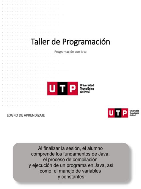 S01s1 Material Pdf Java Lenguaje De Programación Lenguaje De