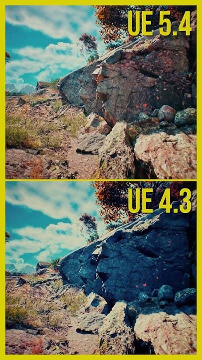 Unreal Engine 5 Vs 4 Render Comparison Ue5 Ue4 Ue5vsue4 Comparison Lumen Unrealengine