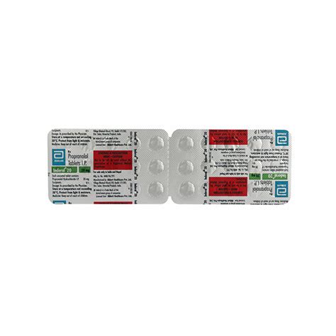 Inderal 20mg Tablet 15s Price Uses Side Effects Netmeds