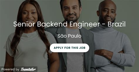 Senior Backend Engineer Brazil Manual