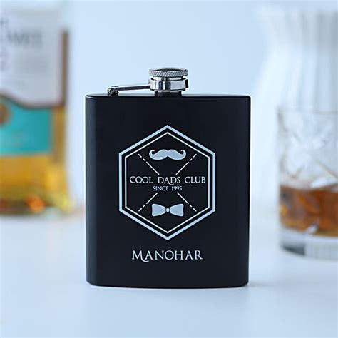 Buysend Personalised Hip Flask For Super Dad Online Fnp